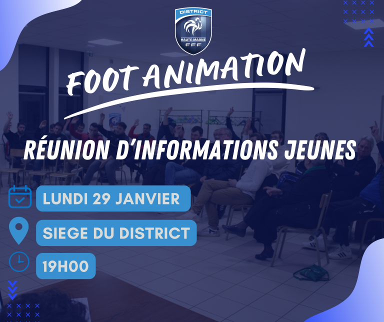 Réunion Foot Animation – DISTRICT HAUTE-MARNE DE FOOTBALL
